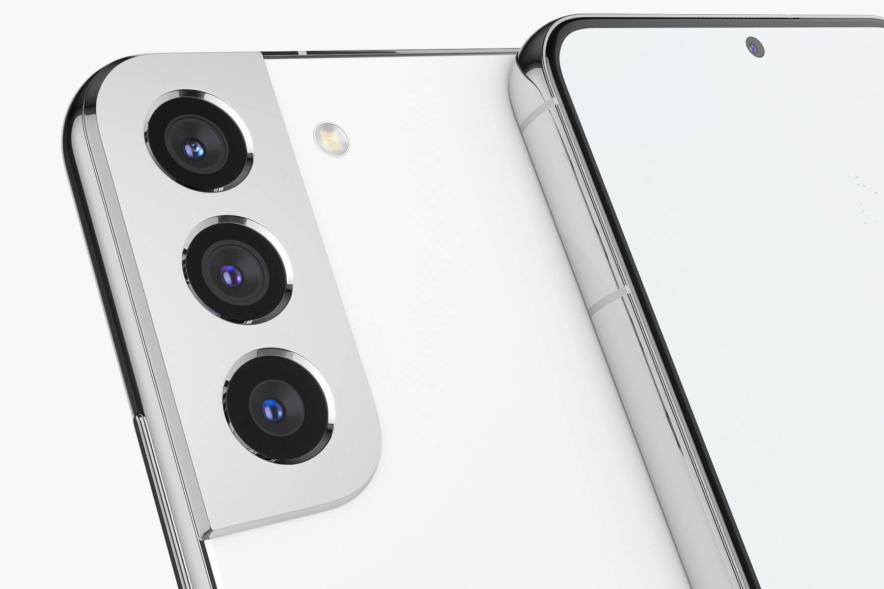 Samsung Galaxy S22 Plus White - 3D Model by madMIX
