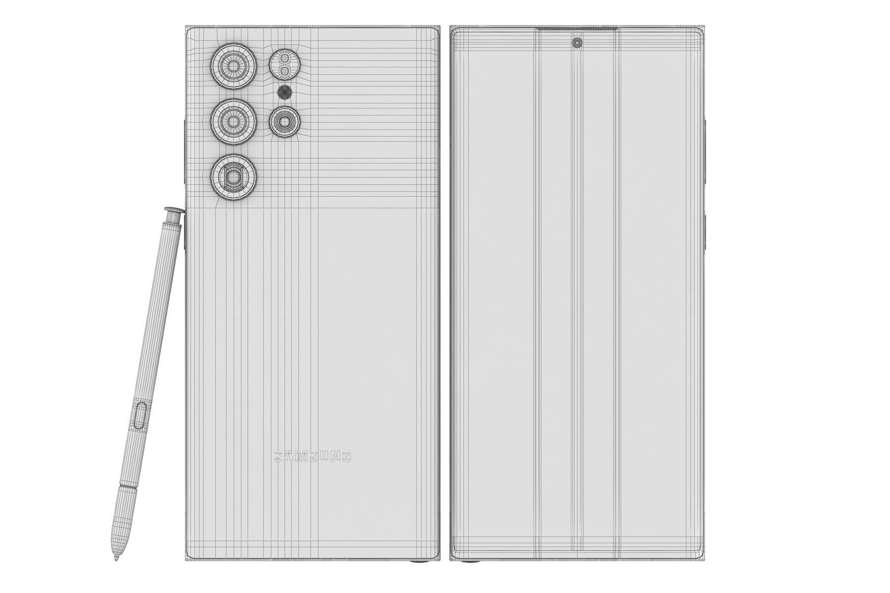 Samsung Galaxy S22 Ultra All Colors - 3D Model by madMIX