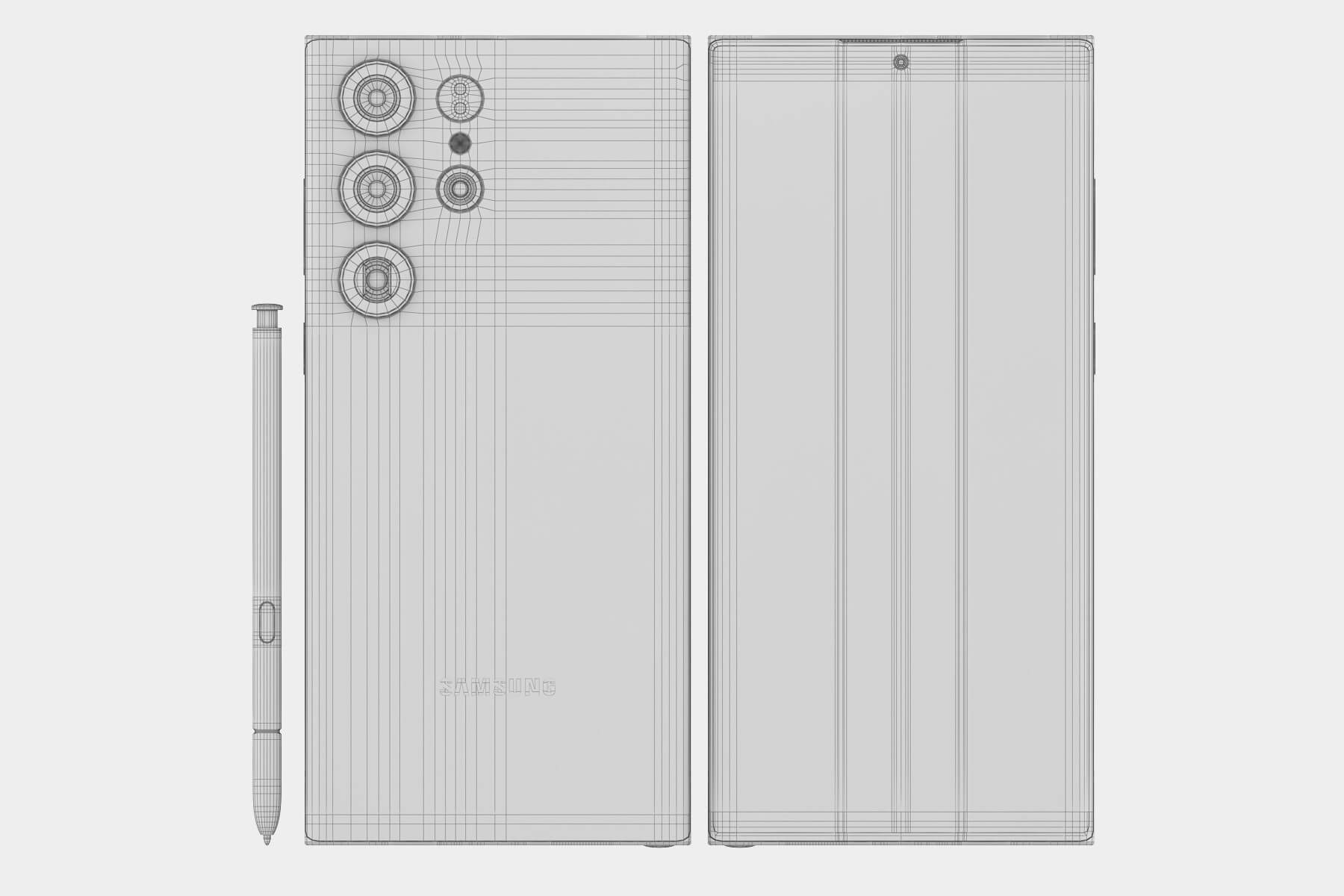 Samsung Galaxy S23, S23 Plus and S23 Ultra V1 - 3D Model by madMIX