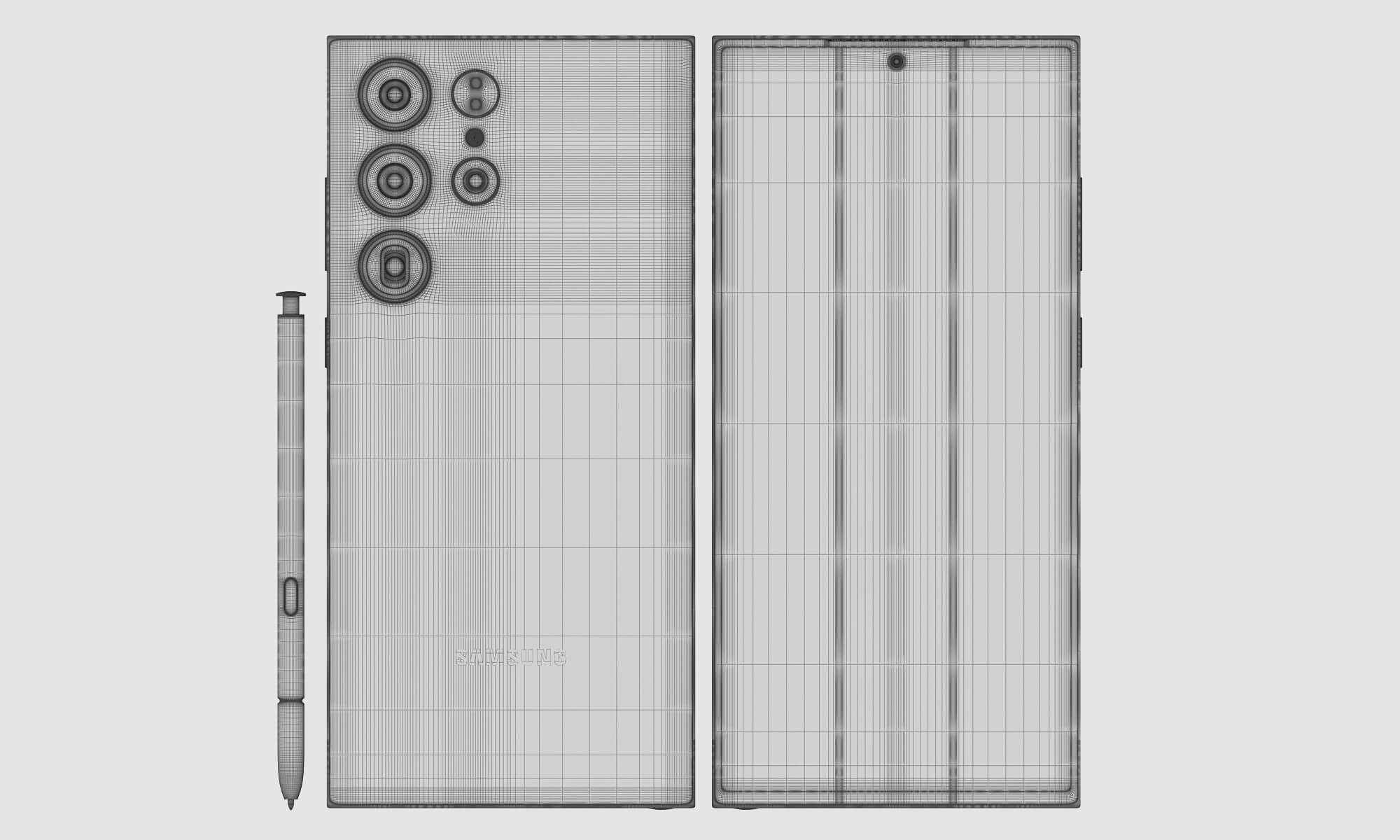 Samsung Galaxy S23, S23 Plus and S23 Ultra - 3D Model by madMIX