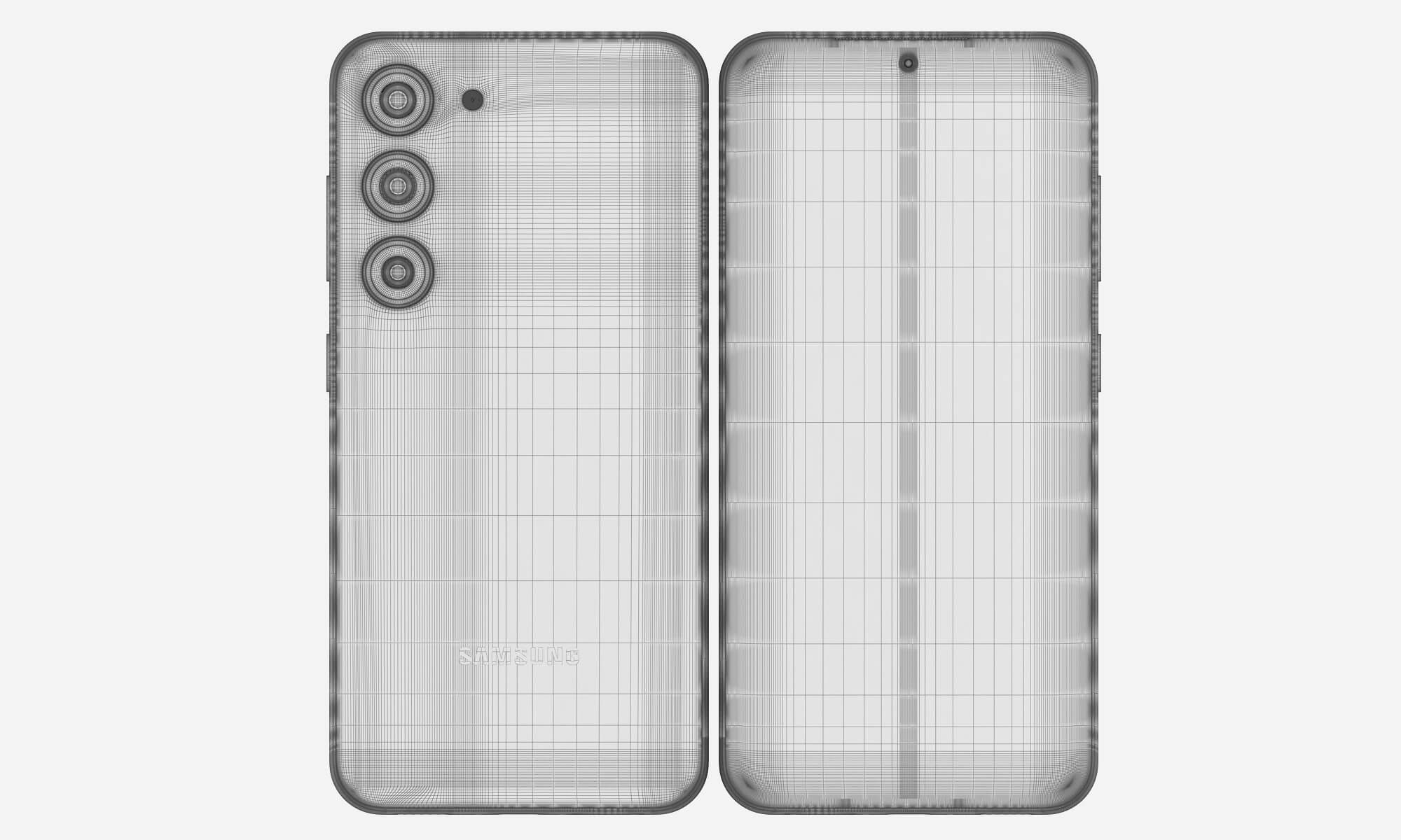 Samsung Galaxy S23, S23 Plus and S23 Ultra - 3D Model by madMIX