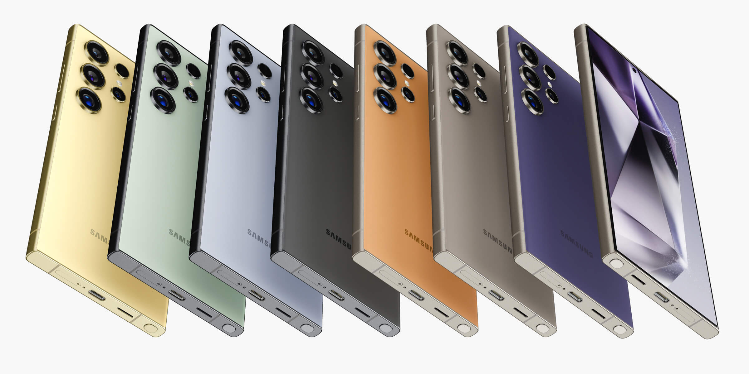 Samsung Galaxy S24 and S24 Plus and S24 Ultra All Colors - 3D Model by ...