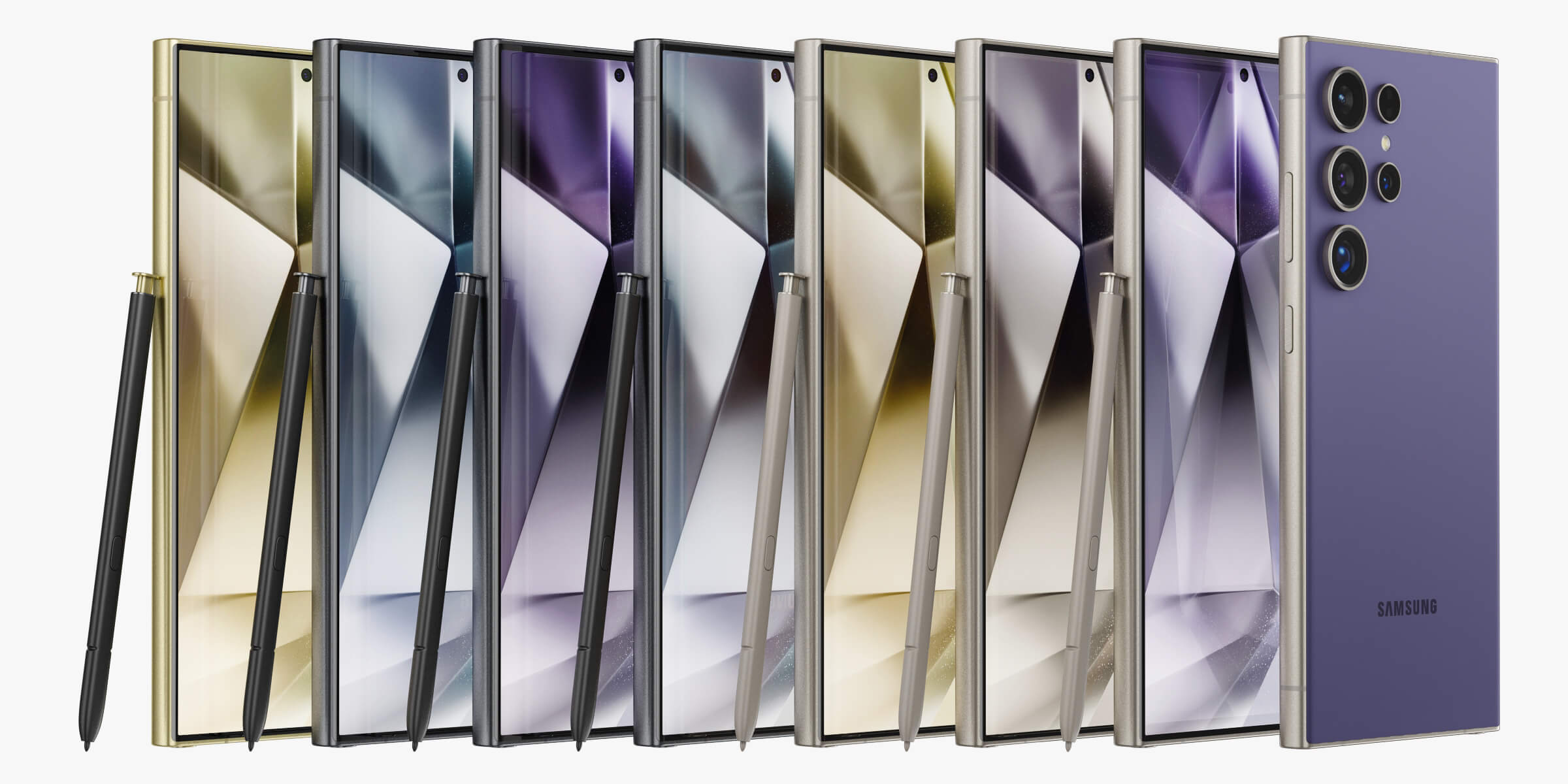 Samsung Galaxy S24 Ultra All Colors - 3D Model by madMIX