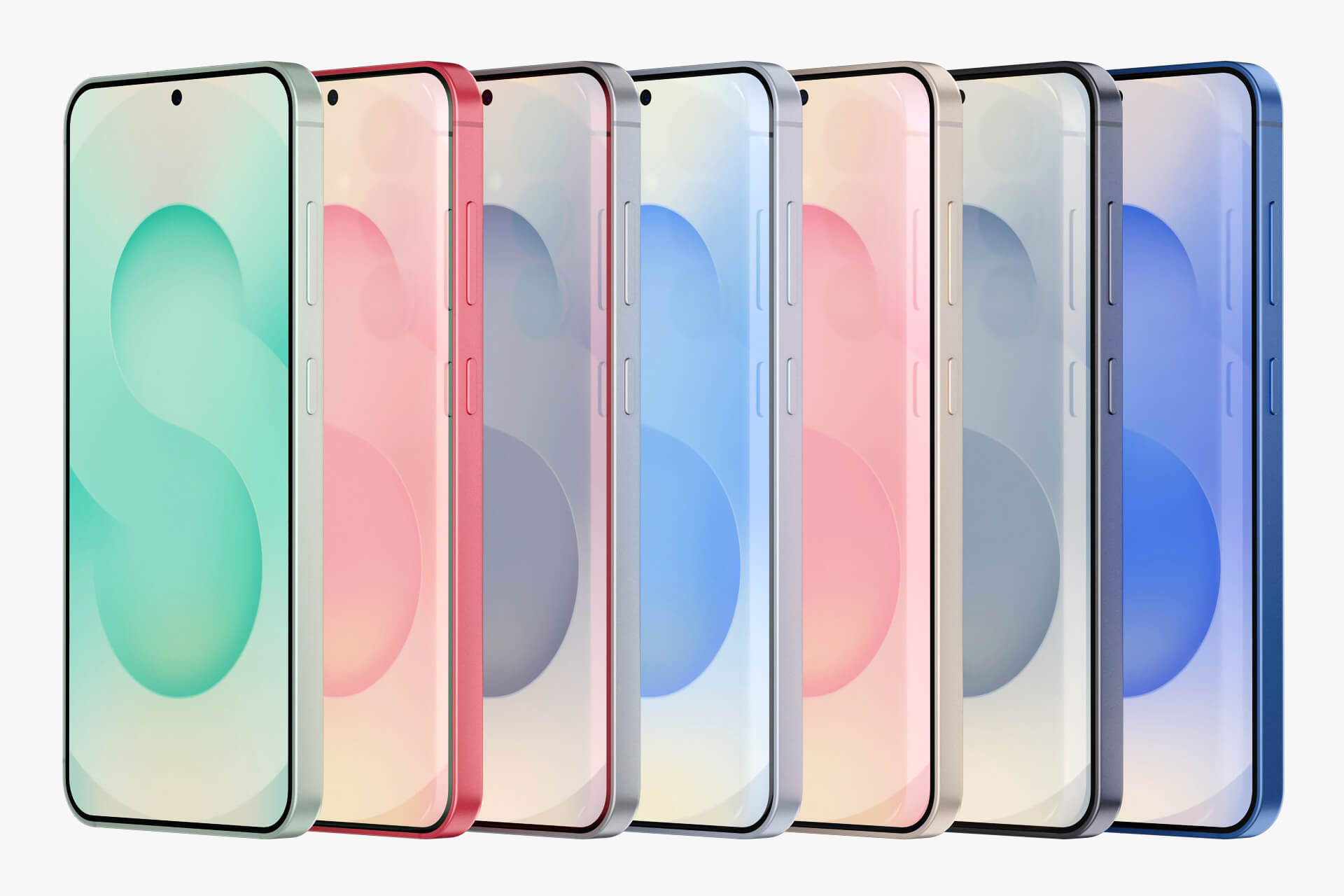 Samsung Galaxy S25 All Colors - 3D Model by madMIX