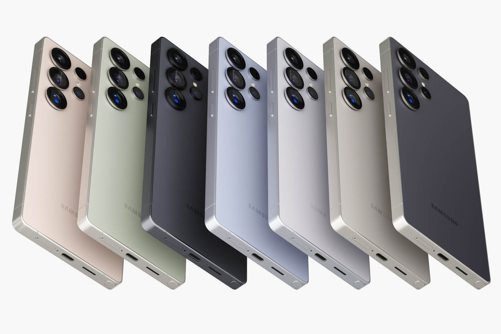 Samsung Galaxy S25 and S25 Plus and S25 Ultra All Colors - 3D Model by ...