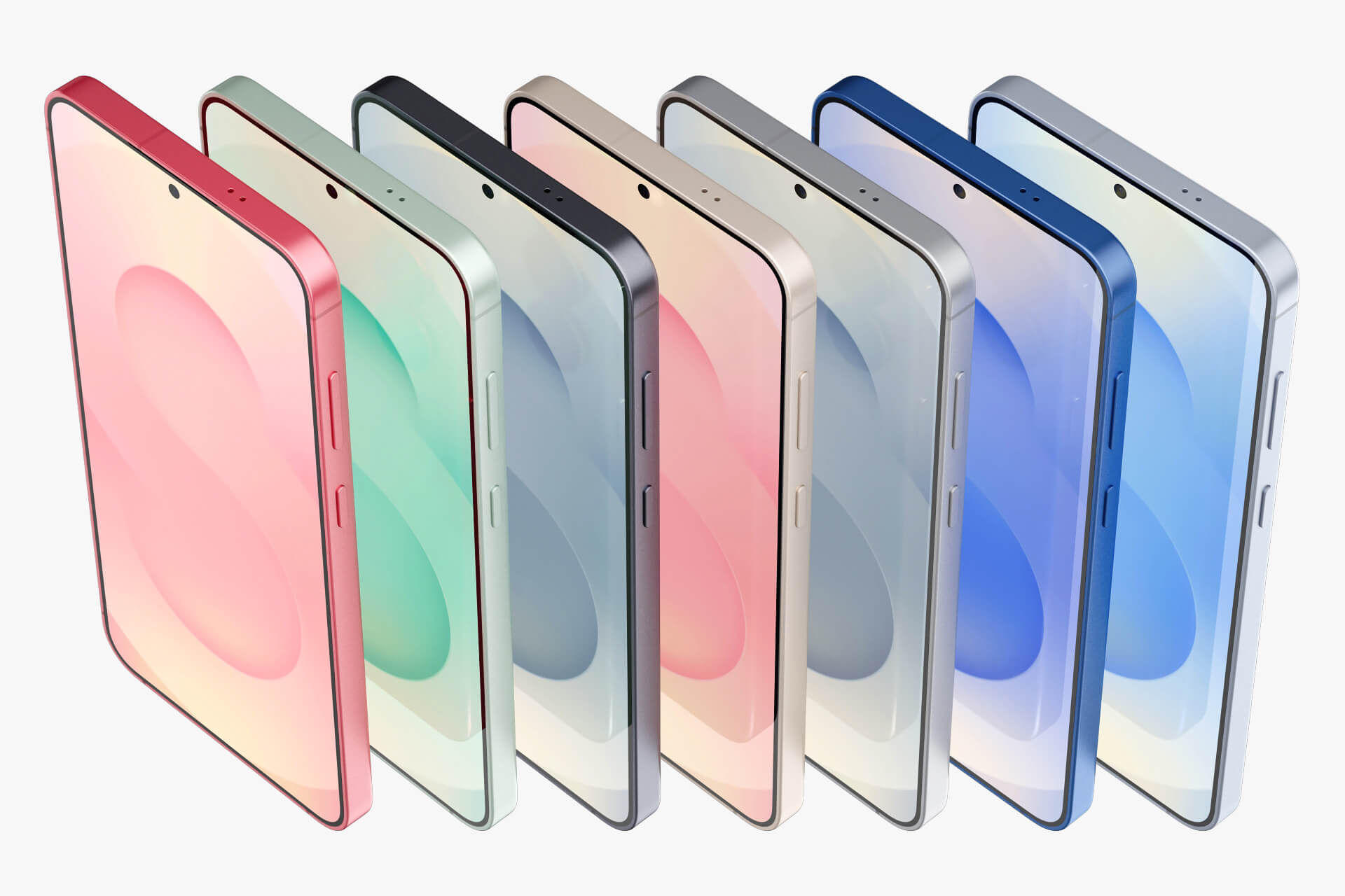 Samsung Galaxy S25 Plus All Colors - 3D Model by madMIX