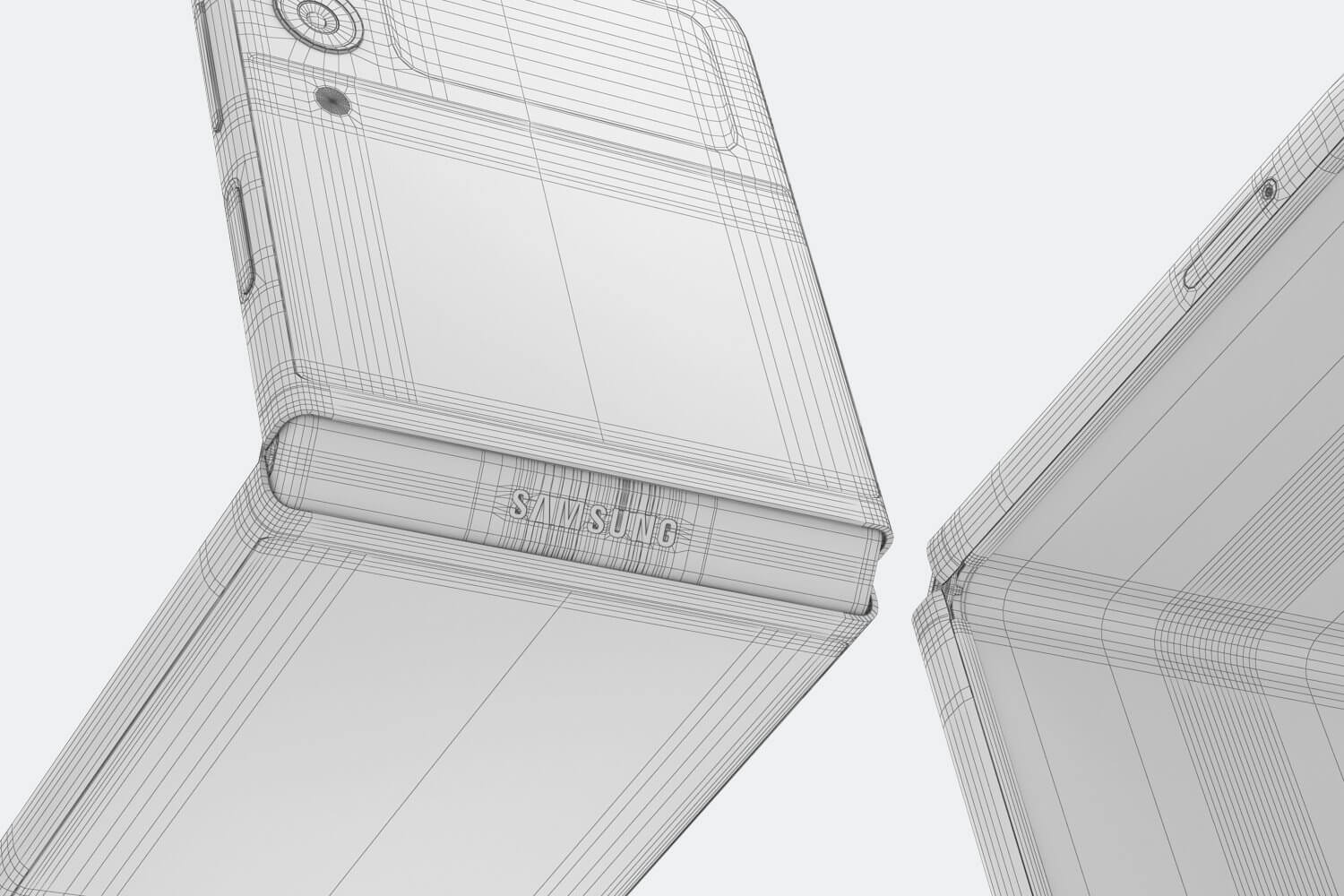 Samsung Galaxy Z Flip 3 - 3D Model by madMIX