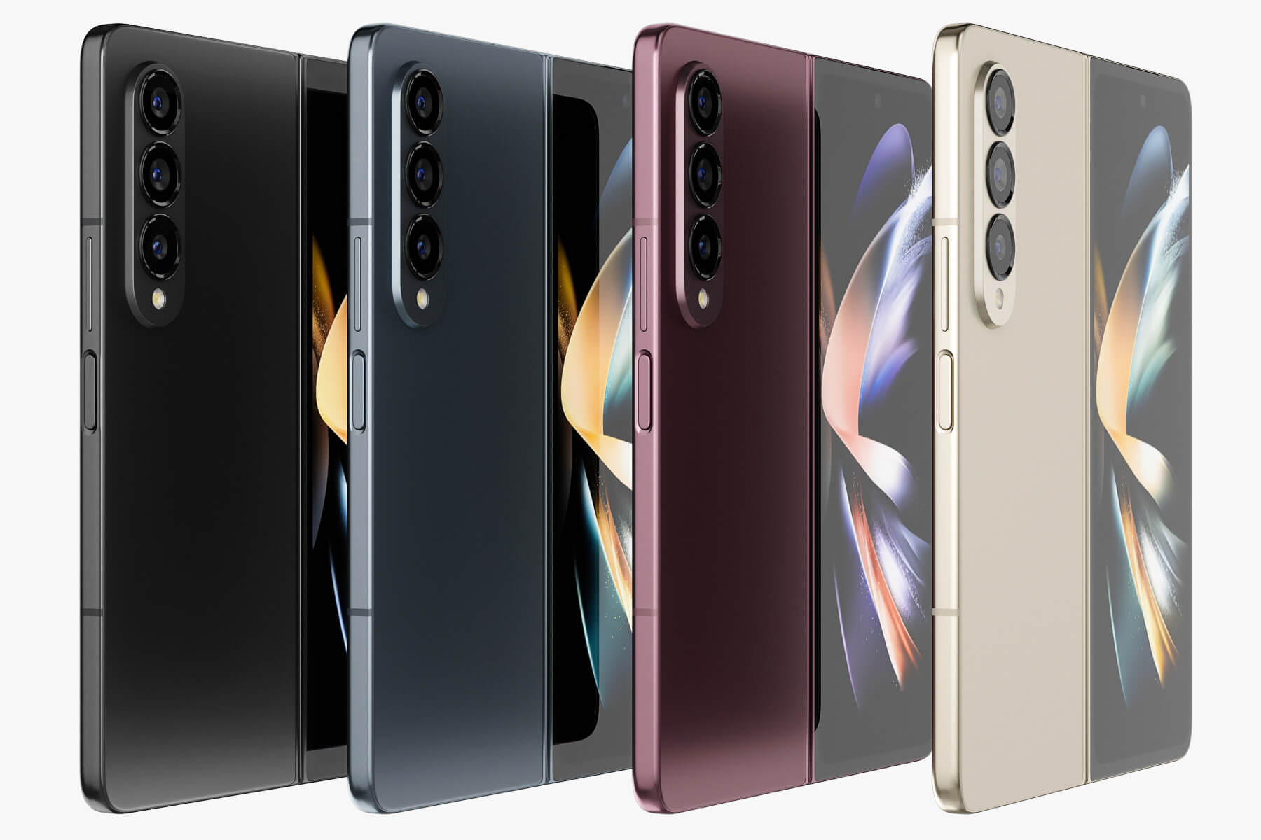 Samsung Galaxy Z Fold 4 All Colors - 3D Model by madMIX