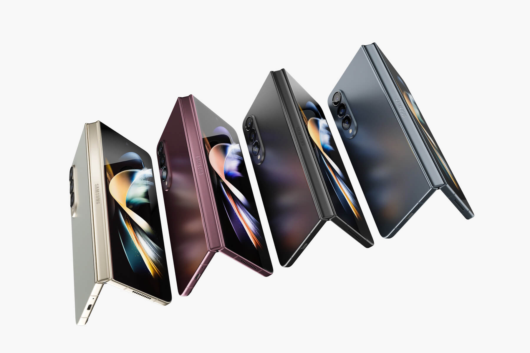 Samsung Galaxy Z Fold 4 All Colors - 3D Model by madMIX