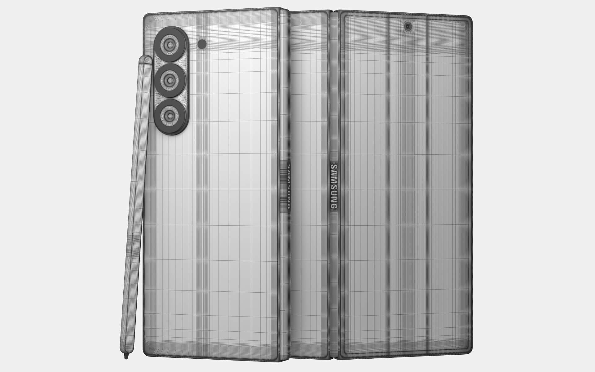 Samsung Galaxy Z Fold 6 - 3D Model by madMIX