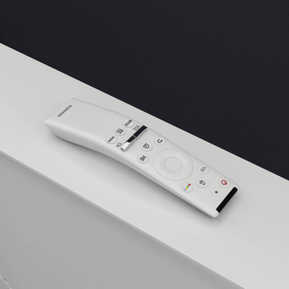 Samsung QLED The Serif TV White - 3D Model by madMIX