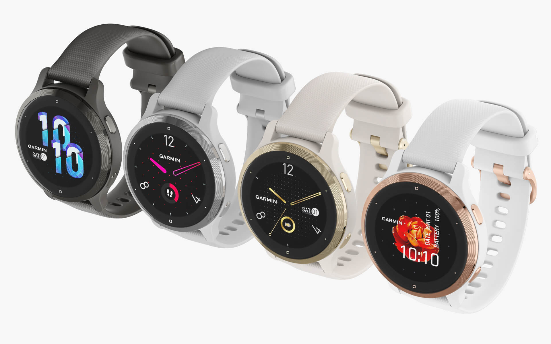 Smart Watch Garmin Venu 2S All Colors - 3D Model by madMIX