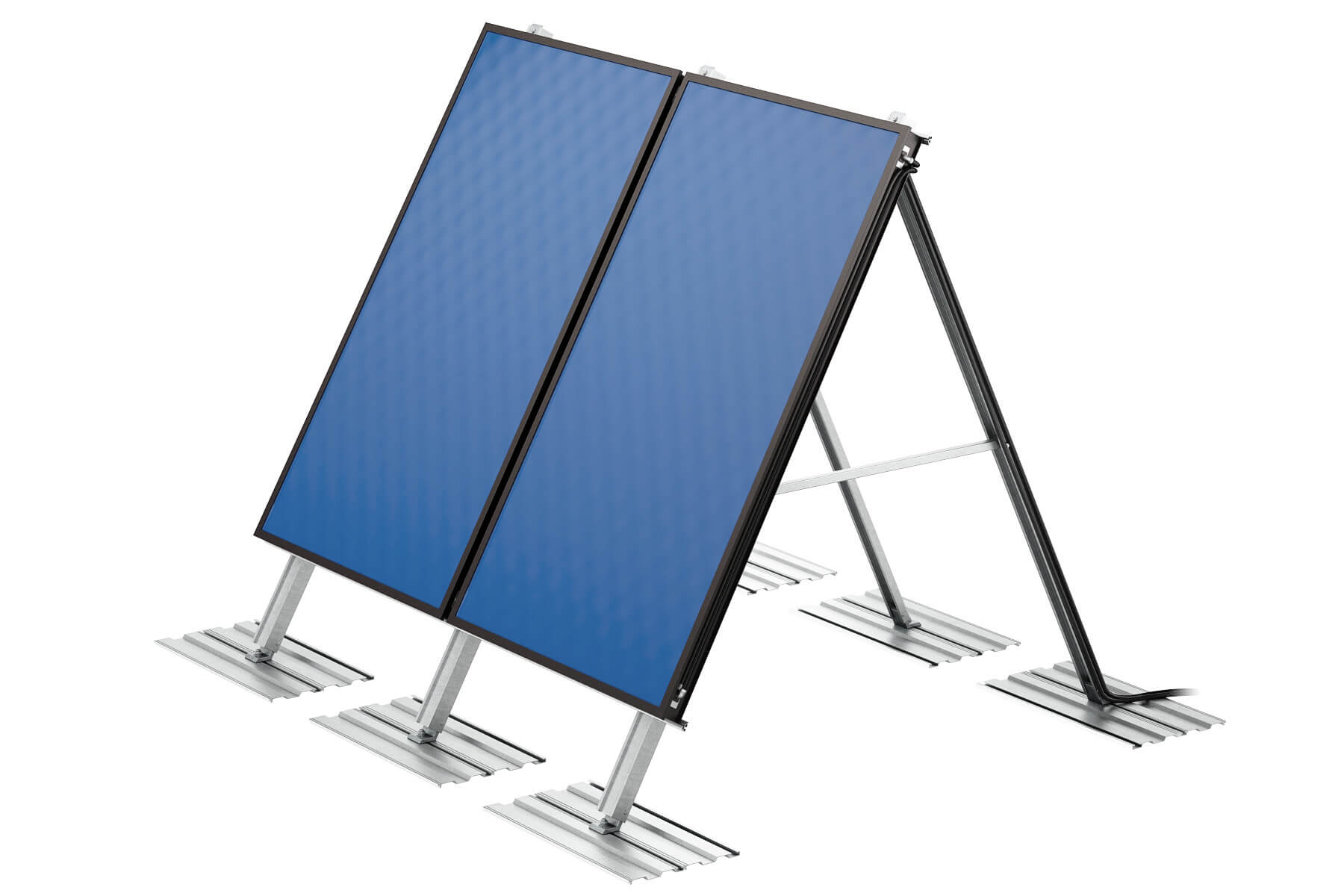 Solar Panels AuroTHERM Classic Vaillant - 3D Model by madMIX