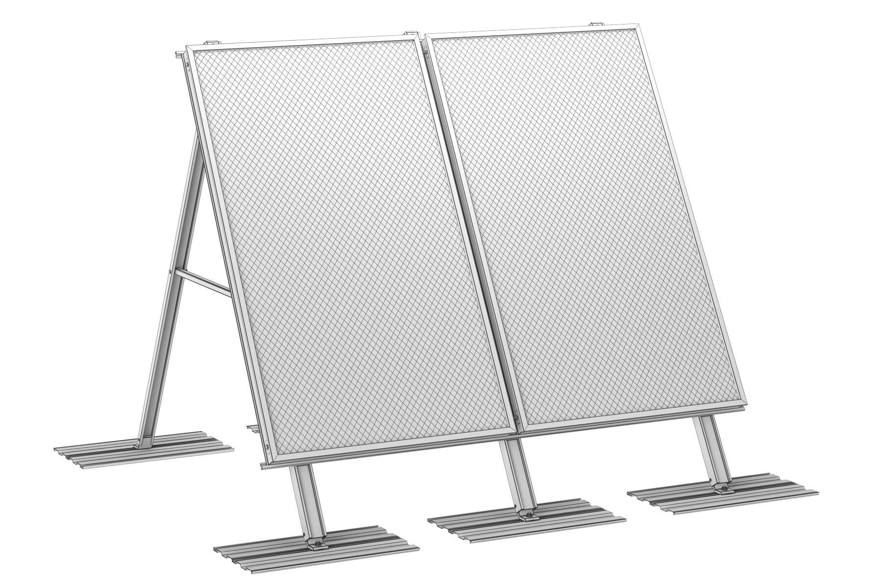 Solar Panels AuroTHERM Classic Vaillant - 3D Model by madMIX