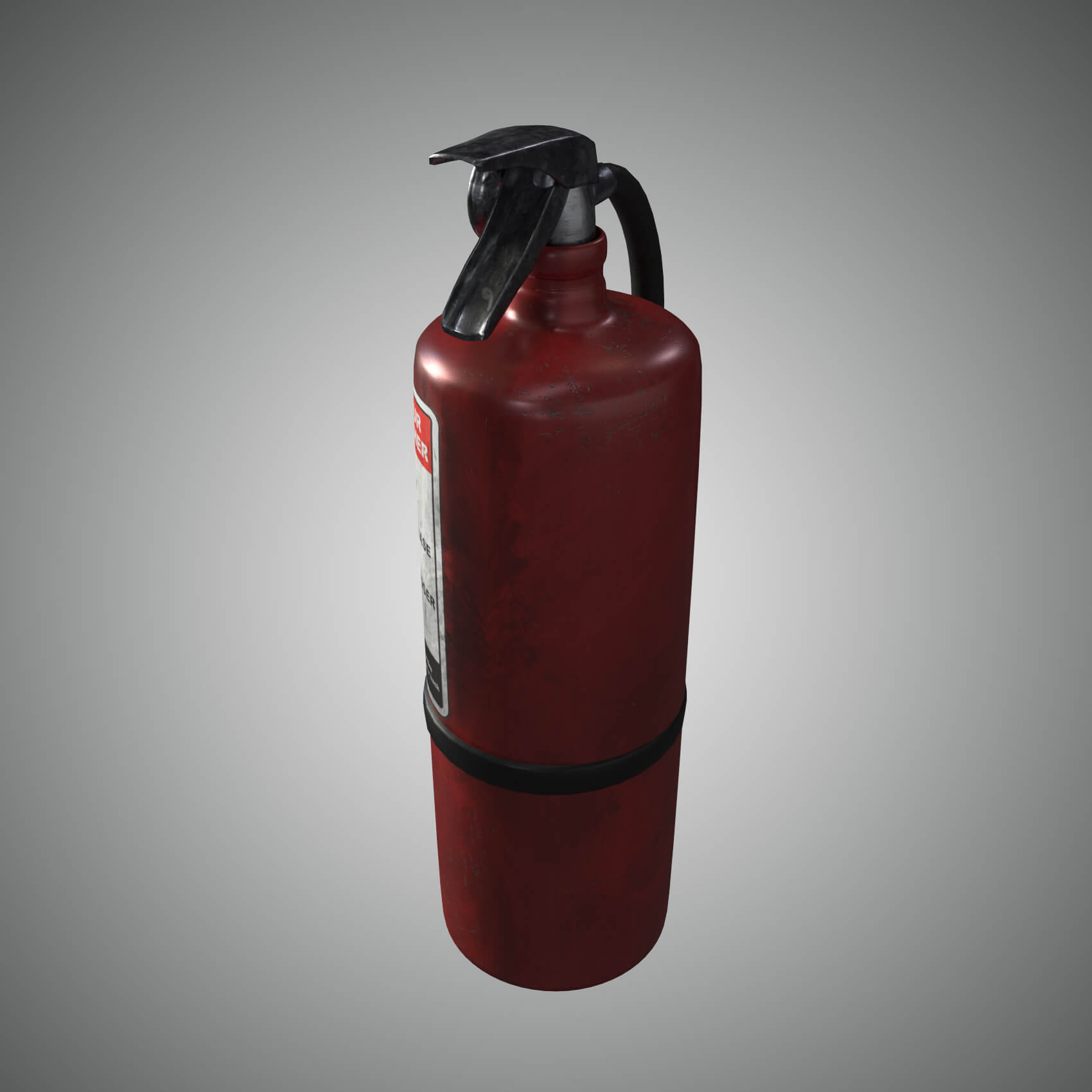 Dirty Fire Extinguisher - 3D Model by Madson Studio