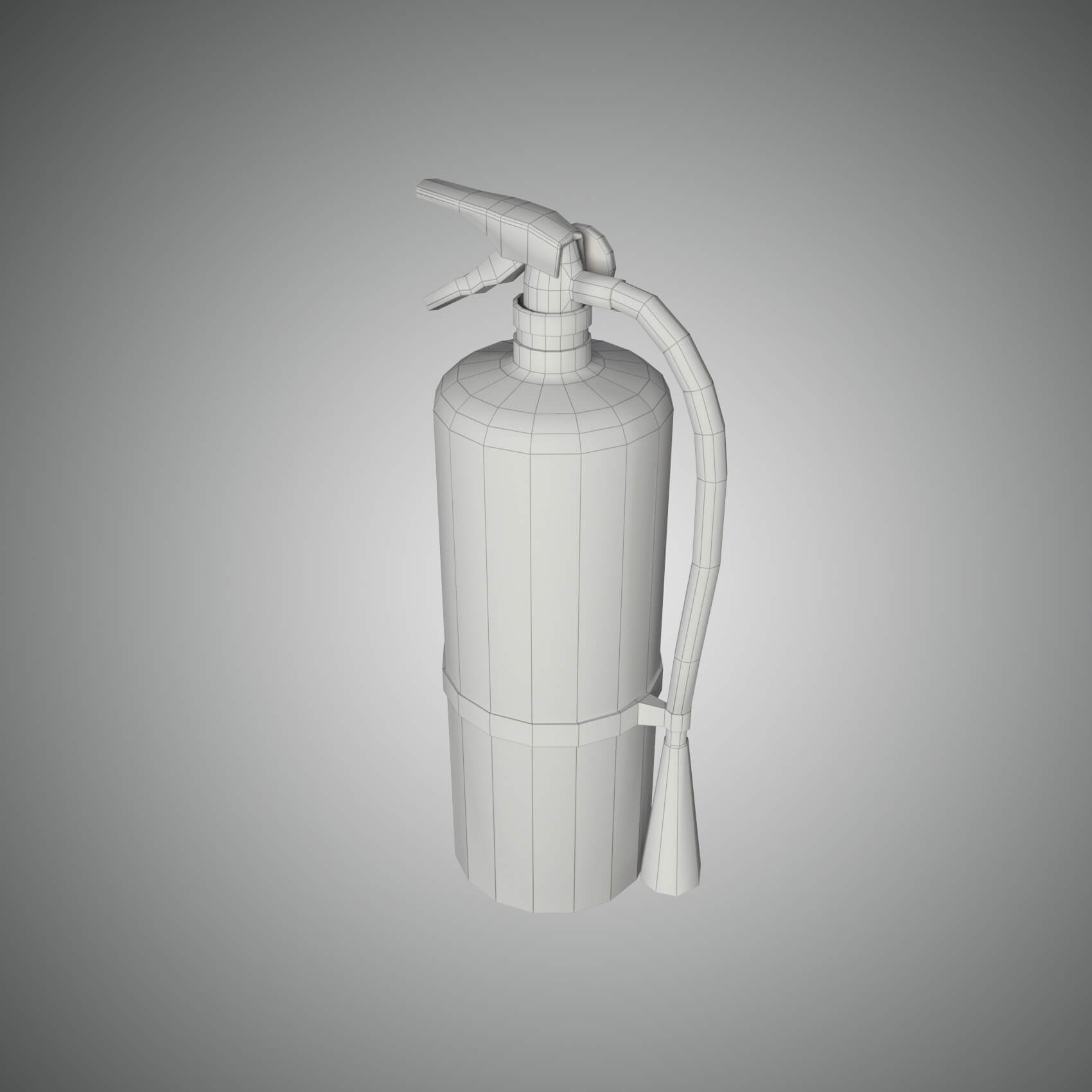 Dirty Fire Extinguisher - 3D Model by Madson Studio
