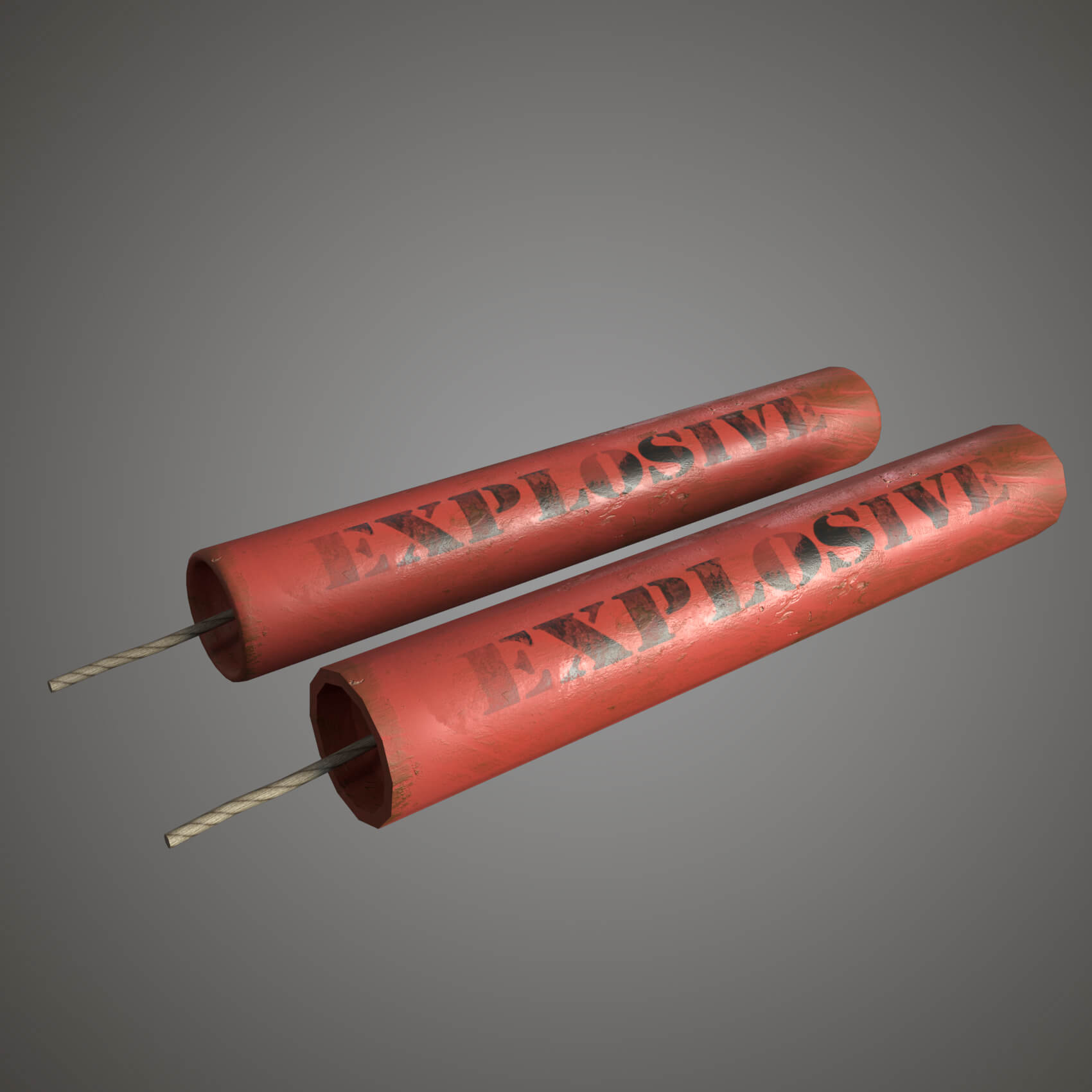 Dynamite 3D Model by Madson Studio