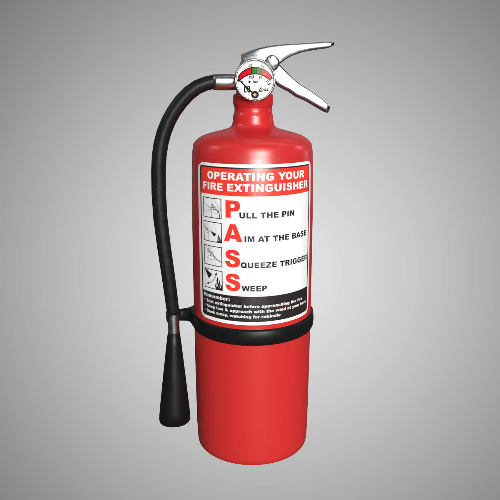 Fire Extinguisher - 3D Model by Madson Studio