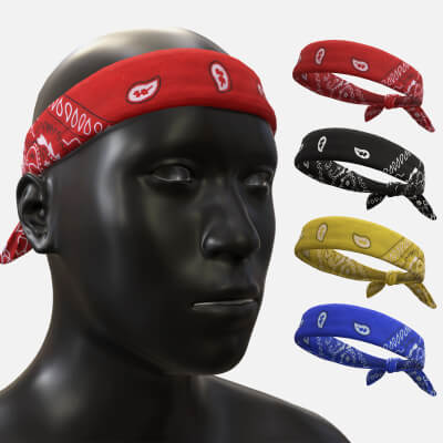 Headbands 3d model by Madson Studio