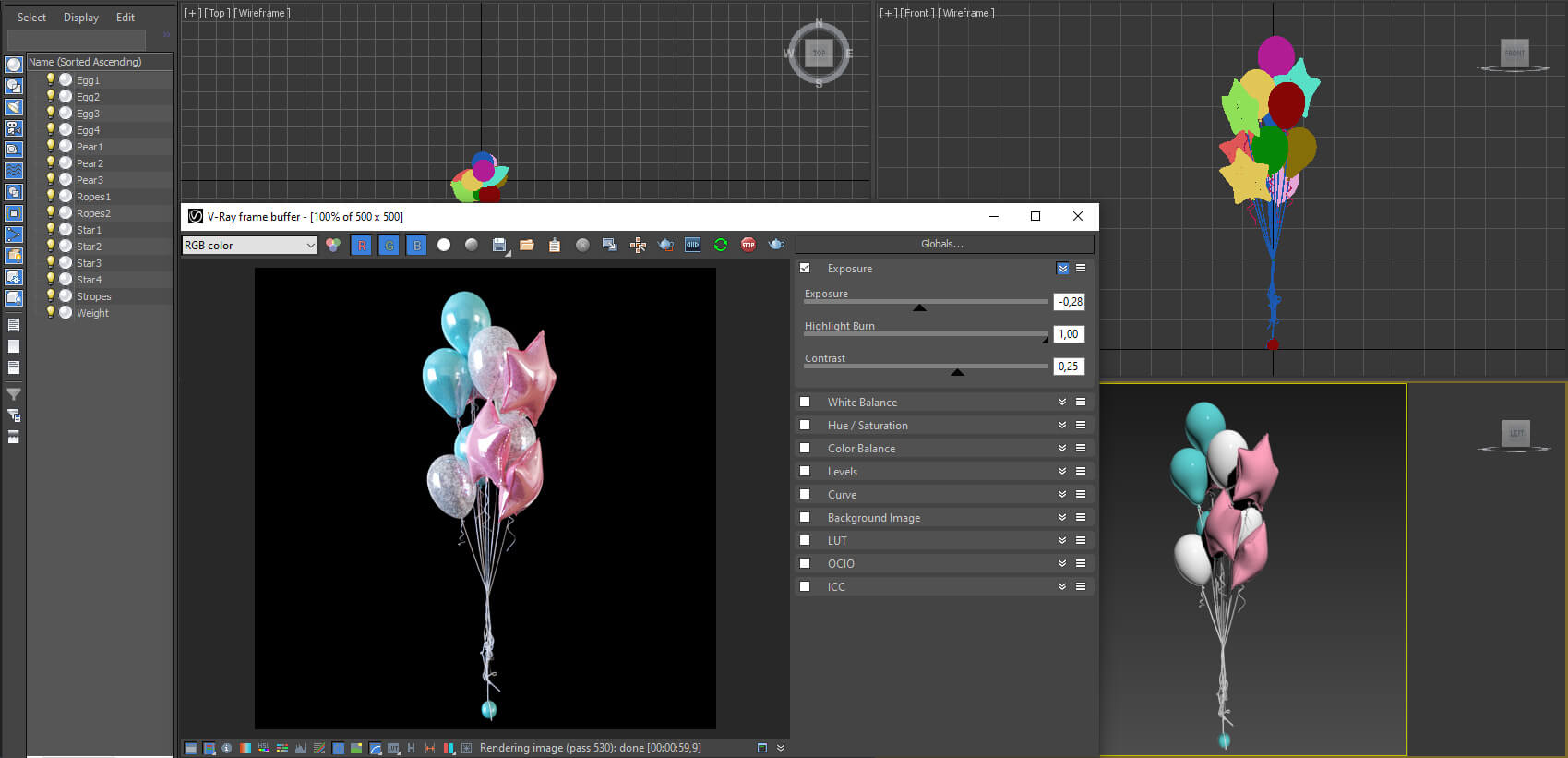 Helium Balloons - 3D Model by Madson Studio