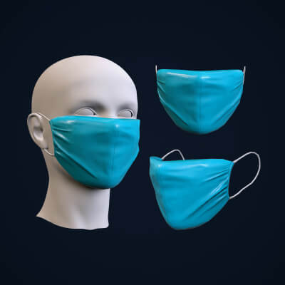 Medical Mask - 3D Model by Madson Studio