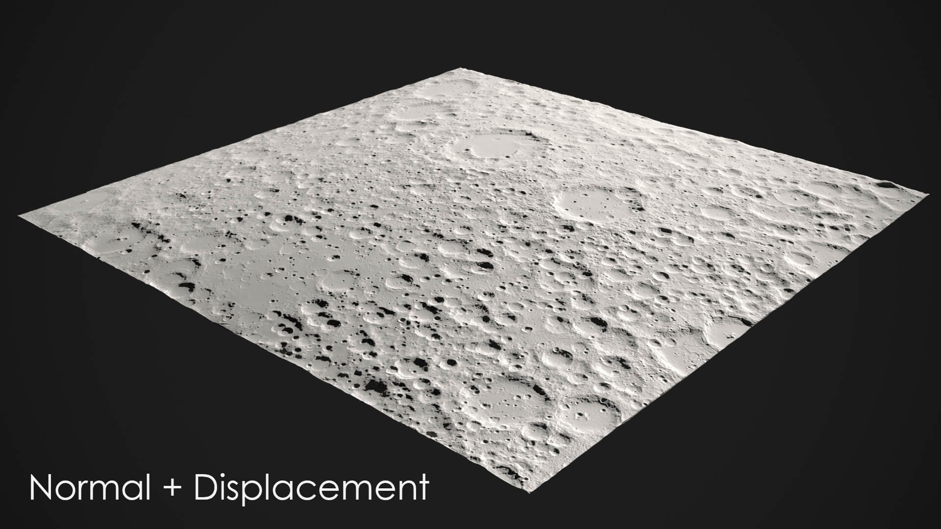 Moon Surface - 3D Model by Madson Studio
