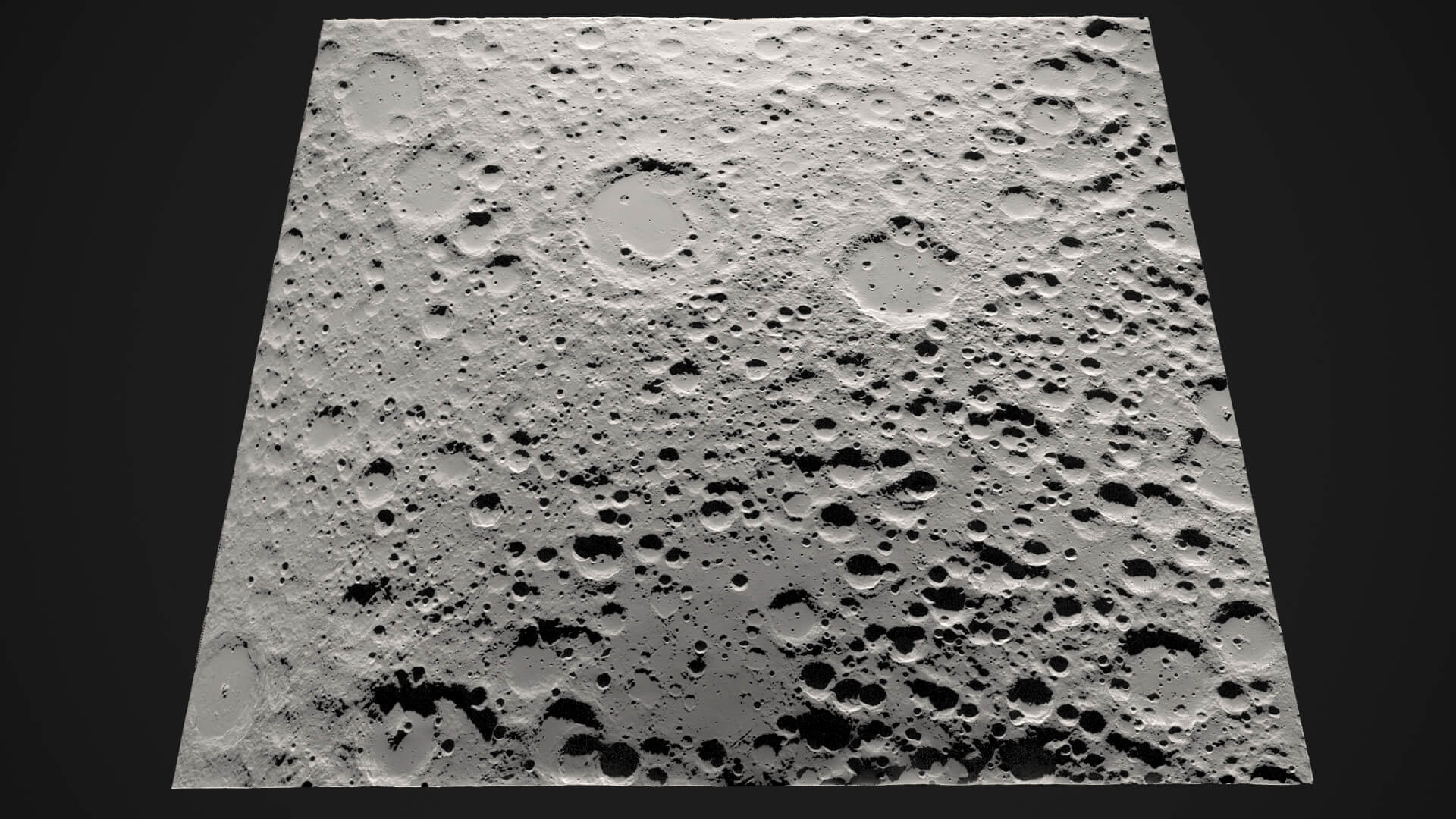 Moon Surface - 3D Model by Madson Studio