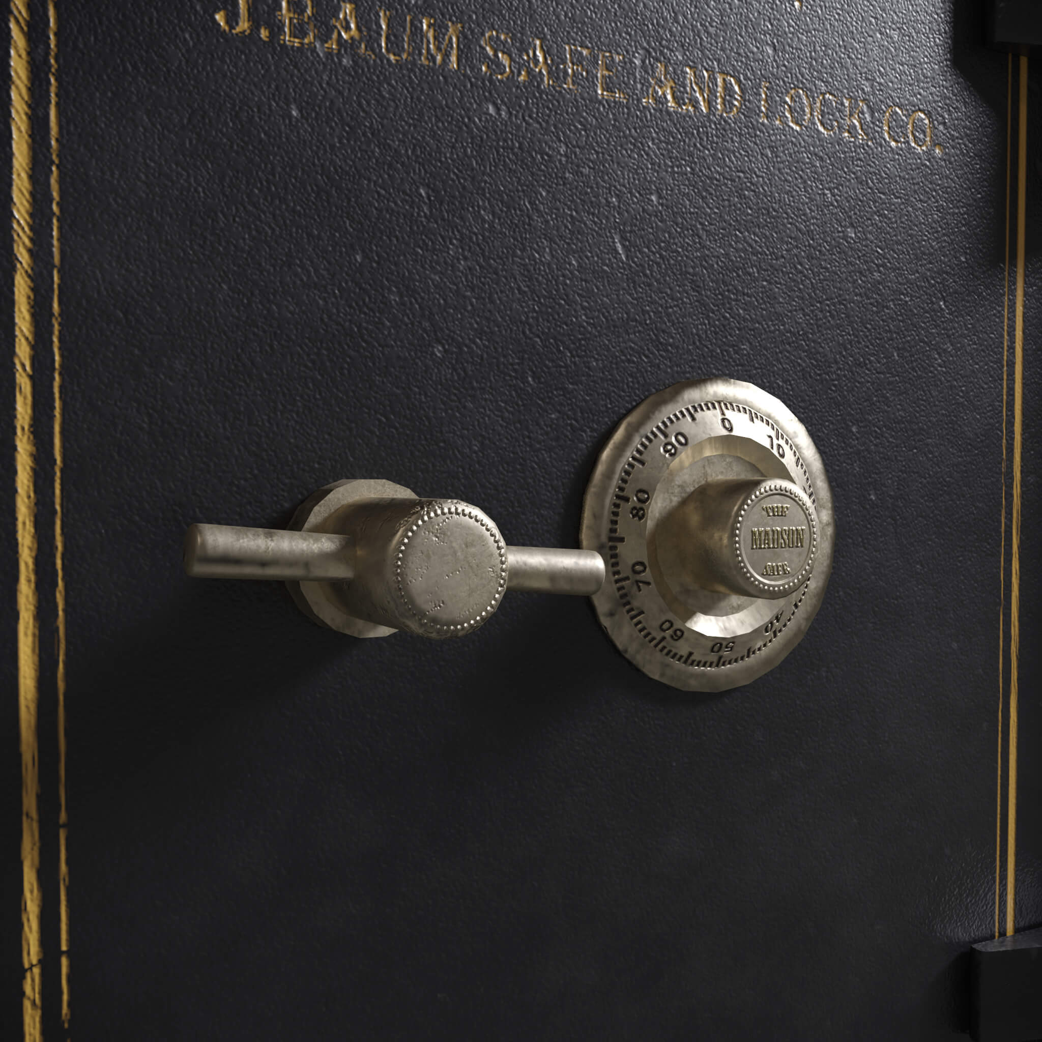 Old Safe 3D Model by Madson Studio