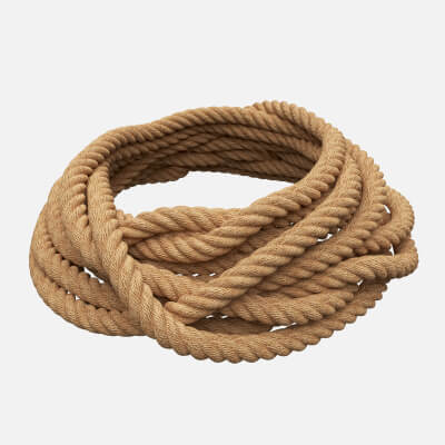 Rope Pile 3D Model by Madson Studio