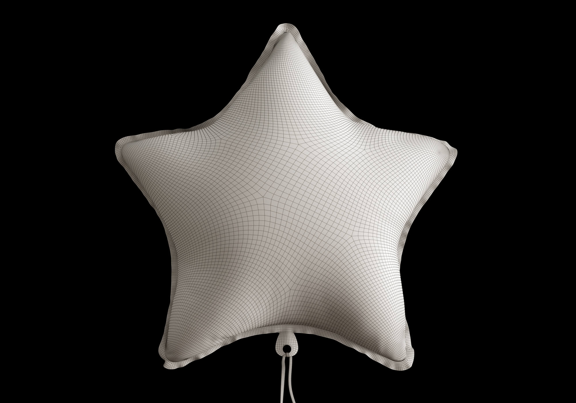 Star Balloons - 3D Model by Madson Studio