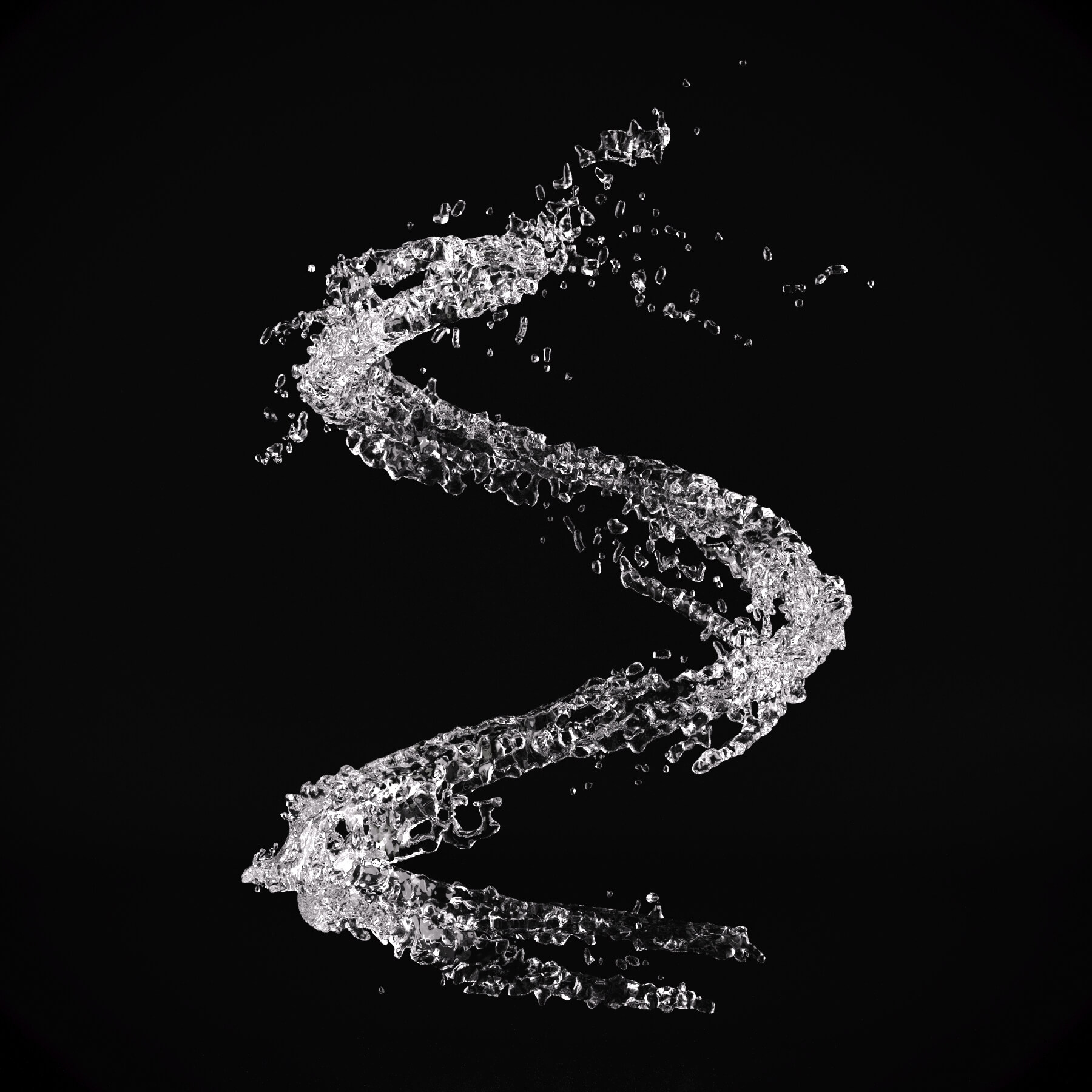 Water Splash 01 - 3D Model by Madson Studio