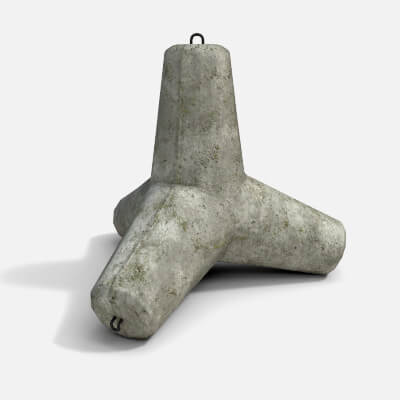 Sea Tetrapod - 3D Model by MaestroGames