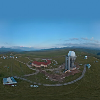 Assy-Turgen Observatory 02, Aerial Survey HDRI Panorama HDR Image by ...