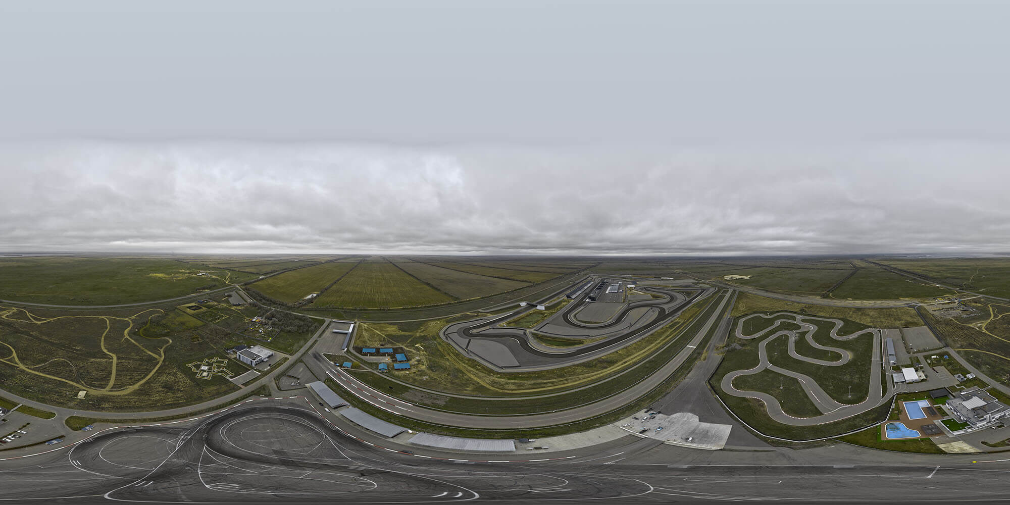 Race Track, Aerial Survey HDR Panorama by maga_av