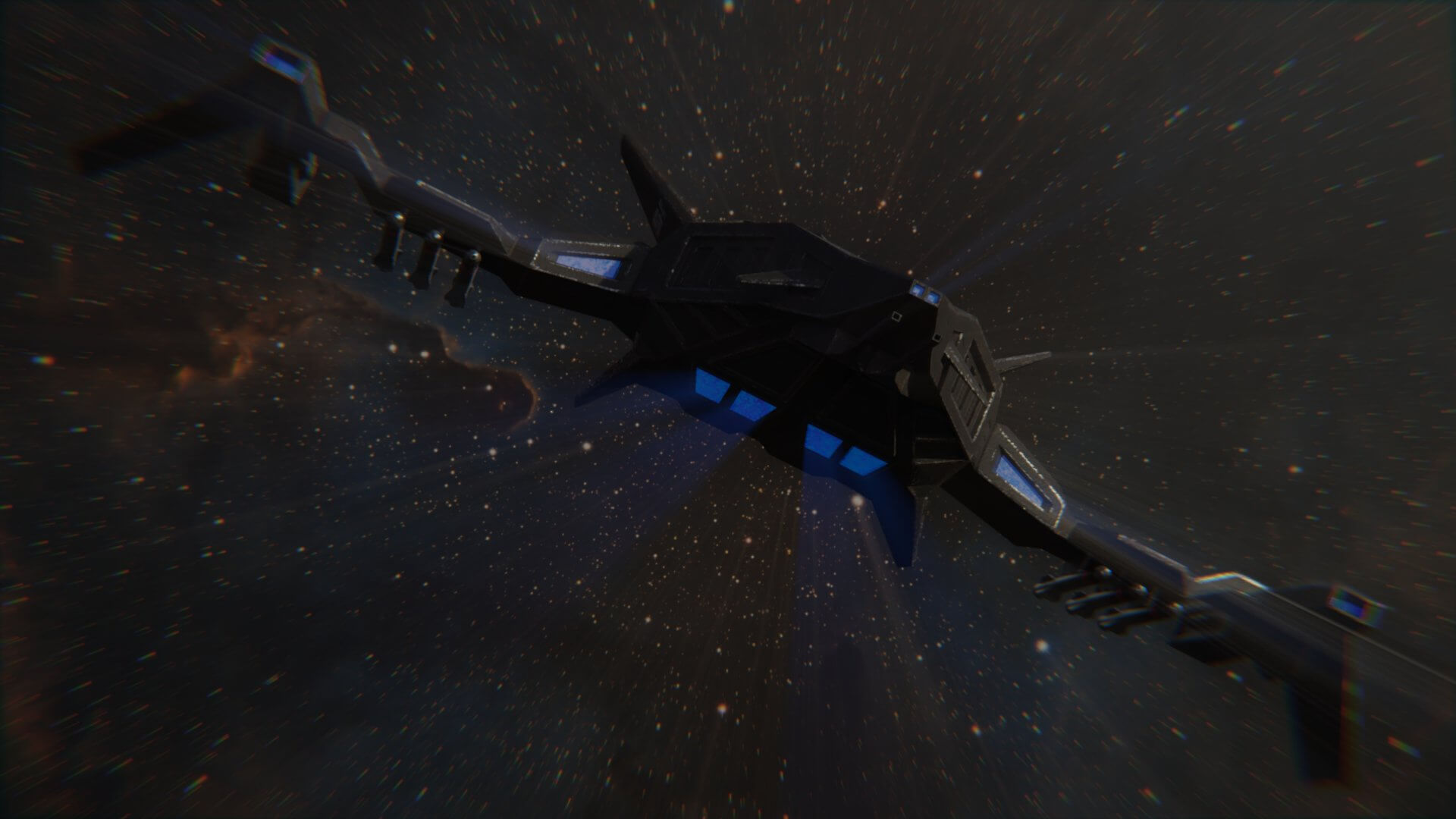 Fighter 02 - Asterius Free 3D Model by MagicCGIStudios