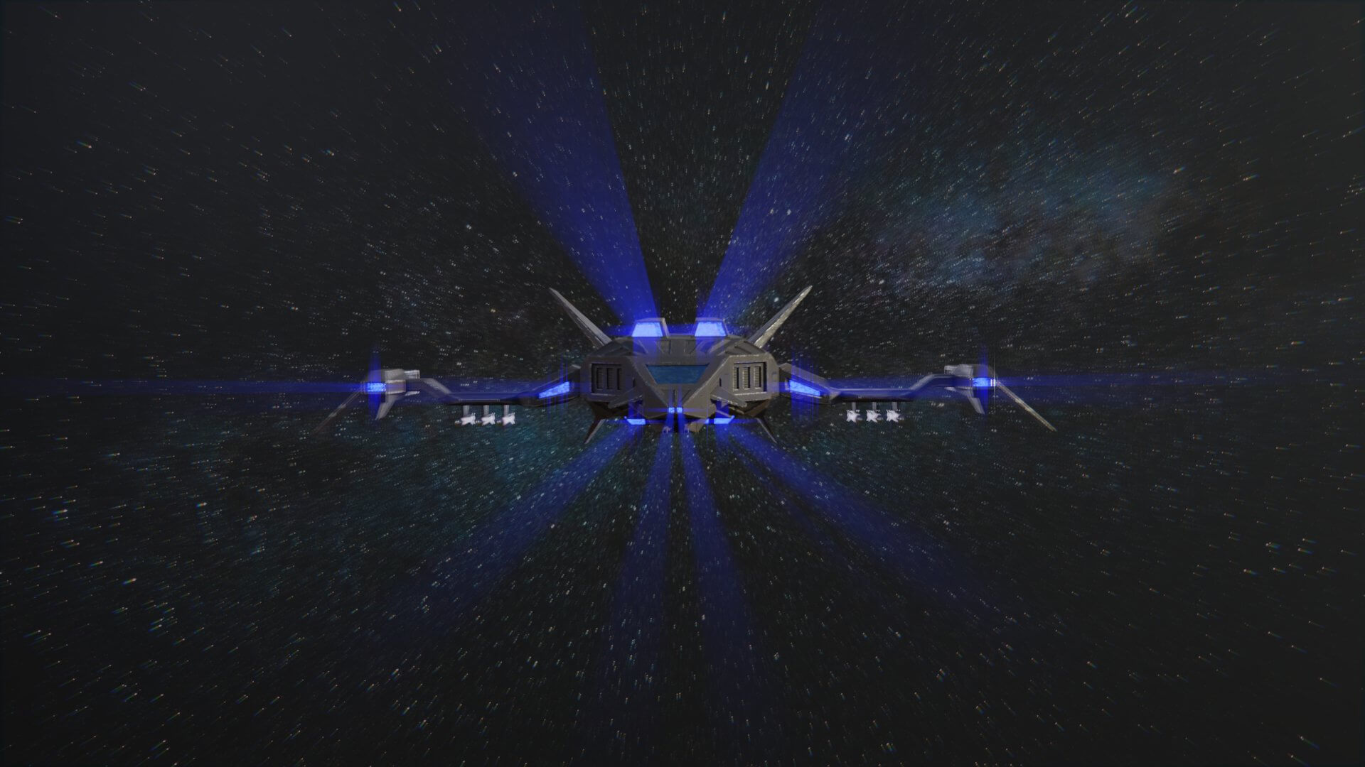 Fighter 02 - Asterius Free 3D Model by MagicCGIStudios