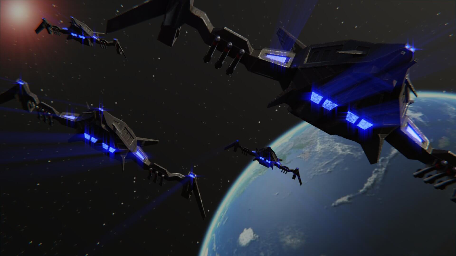 Fighter 02 - Asterius Free 3D Model by MagicCGIStudios