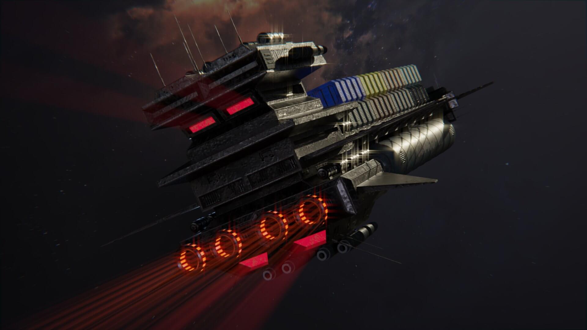 Freighter Arion Class Cargo Vessel - Free 3D Model by MagicCGIStudios