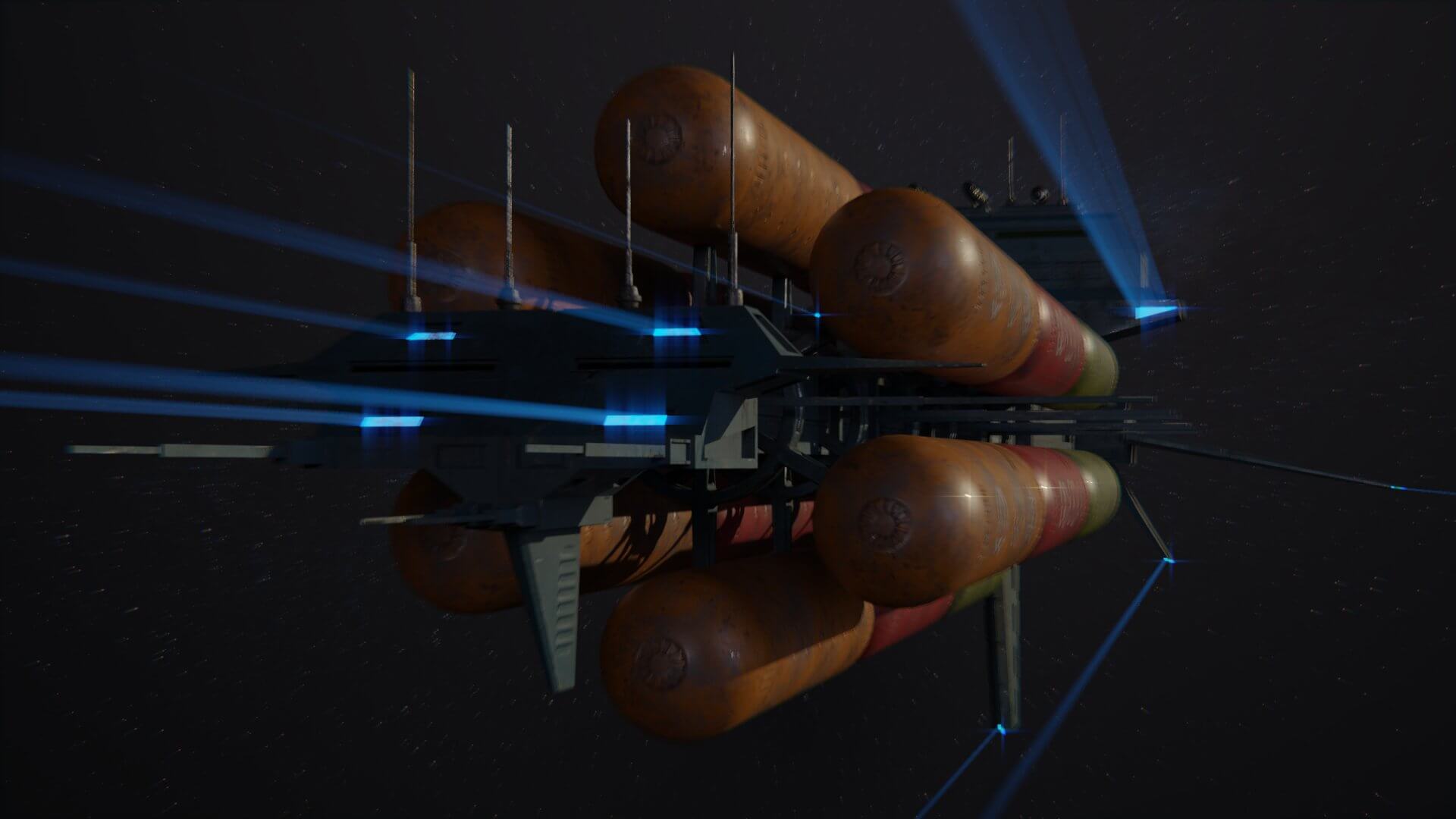 Freighter Hyperion Class Tanker Vessel - Free 3D Model by MagicCGIStudios