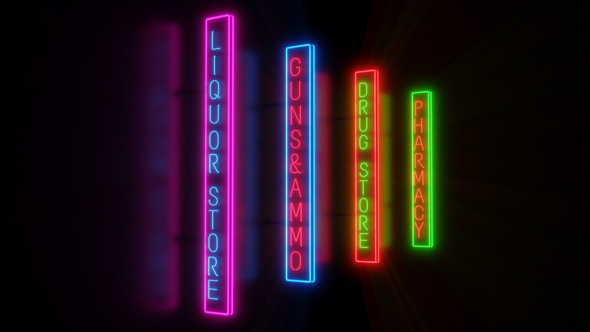 Glow! - Neon Sign Asset Pack Free 3D Model by MagicCGIStudios