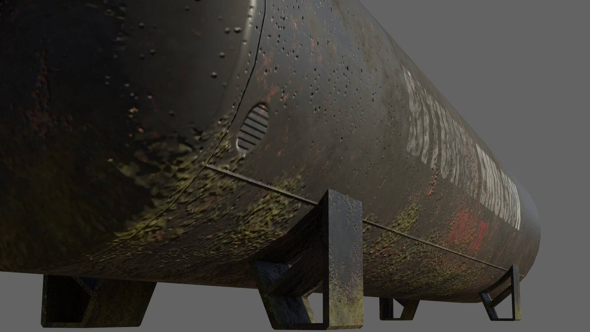 Industrial Bitumen Emulsion Storage Tank - Free 3D Model by MagicCGIStudios