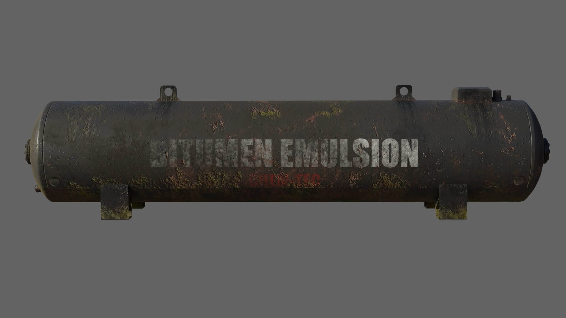Industrial Bitumen Emulsion Storage Tank - Free 3D Model by MagicCGIStudios