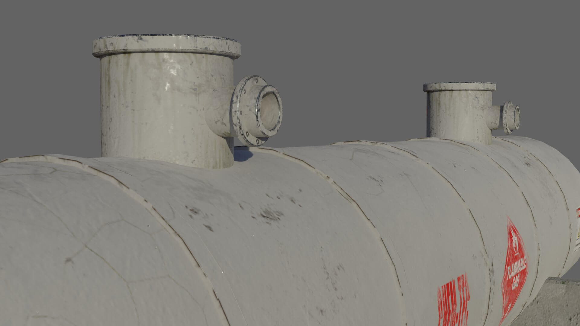 Industrial Small Horizontal Storage Tank Bundle - 3D Model by ...