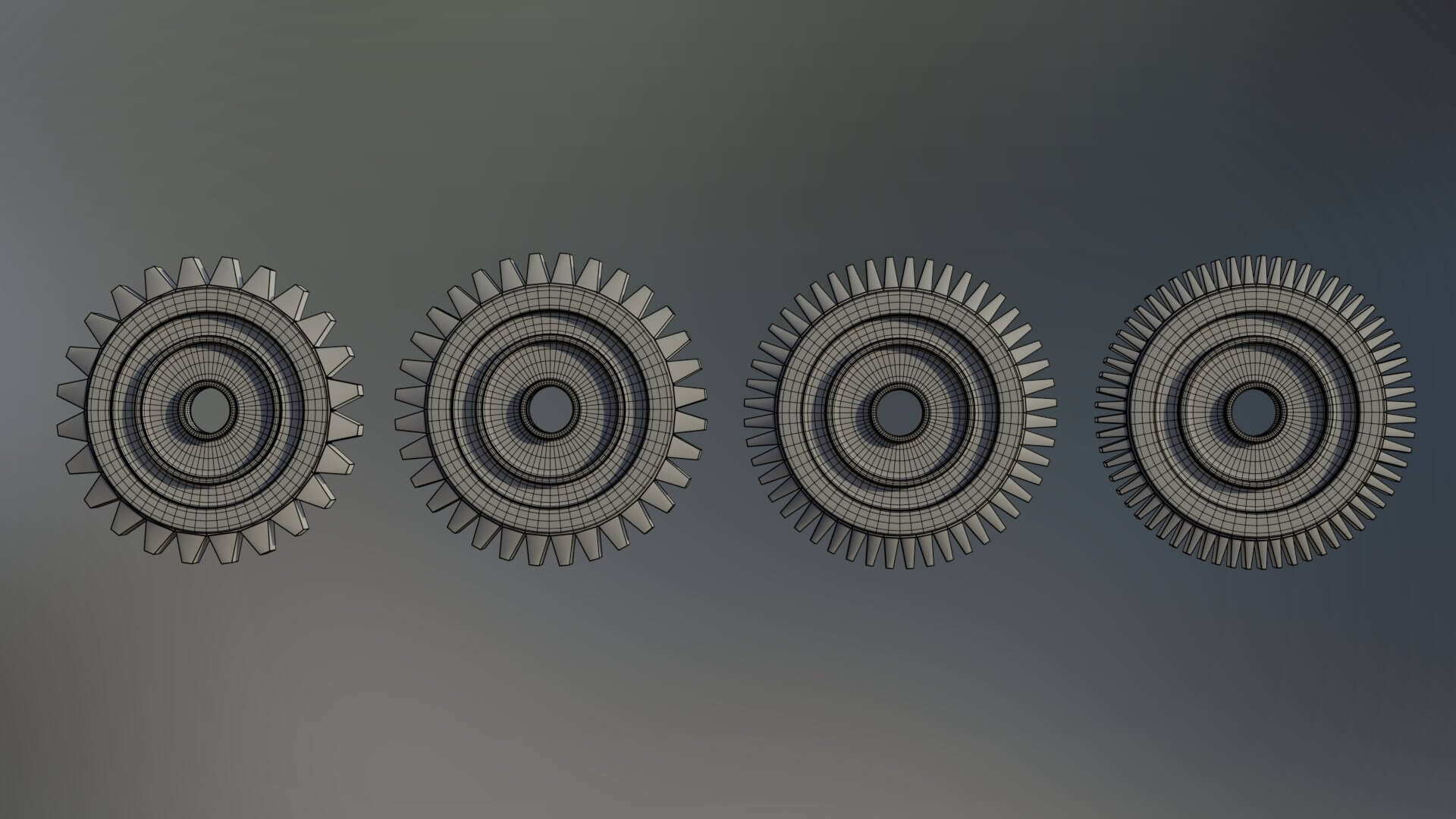 Industrial Gear Set 04 - Free 3D Model by MagicCGIStudios