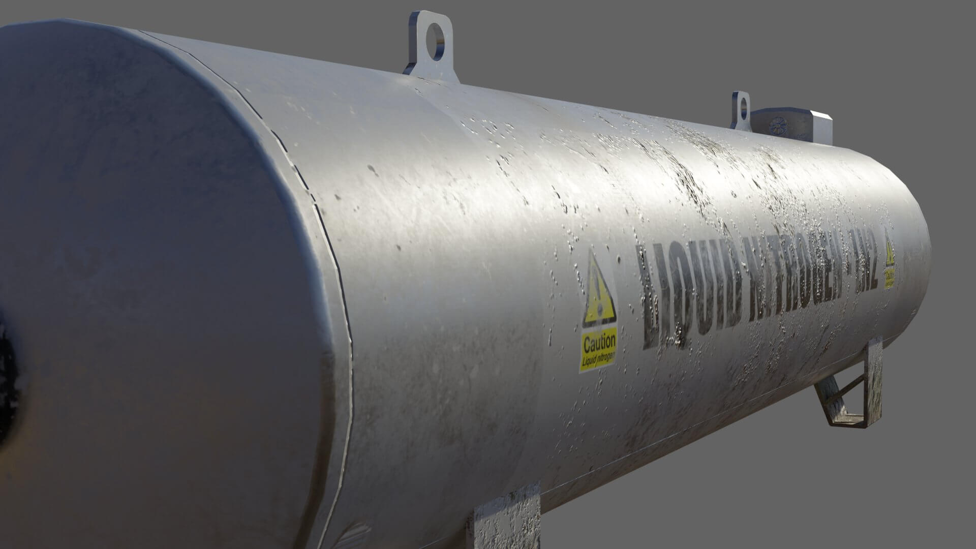 Industrial Liquid Nitrogen Storage Tank - Free 3D Model by MagicCGIStudios