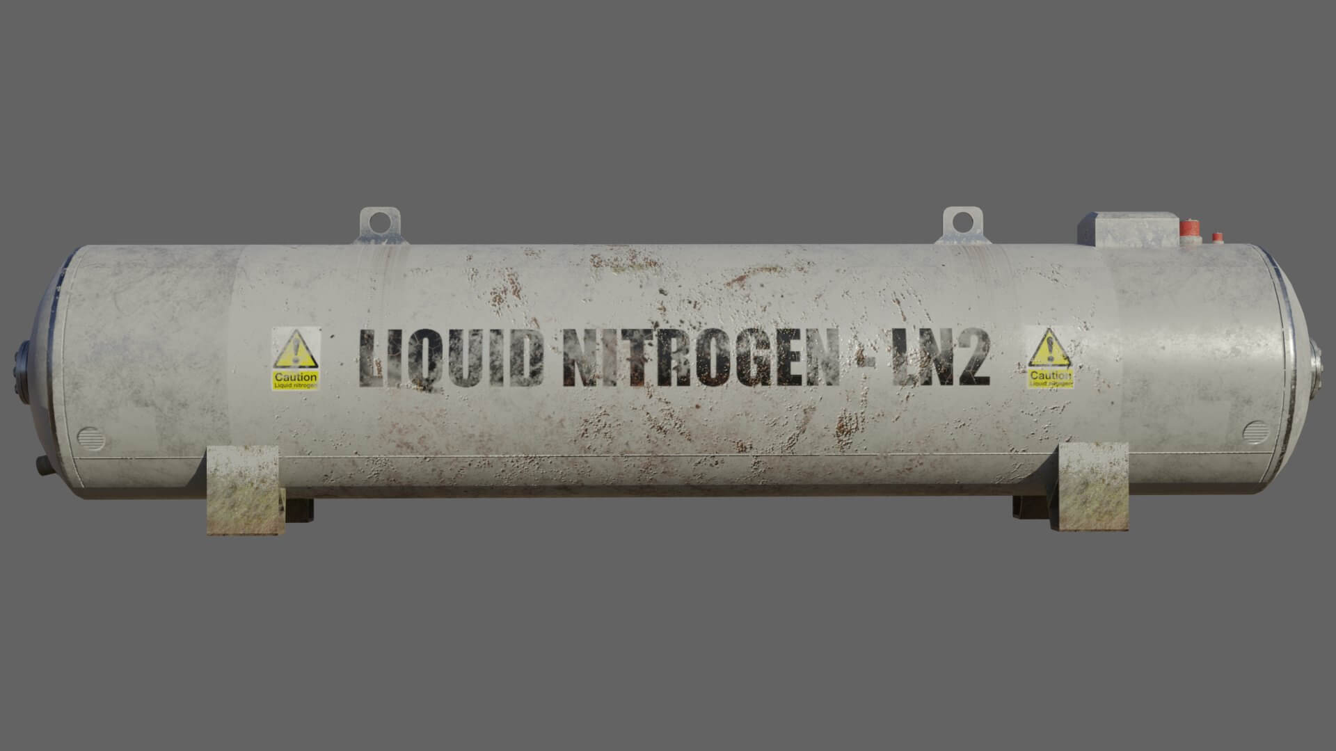 Industrial Liquid Nitrogen Storage Tank - Free 3D Model by MagicCGIStudios