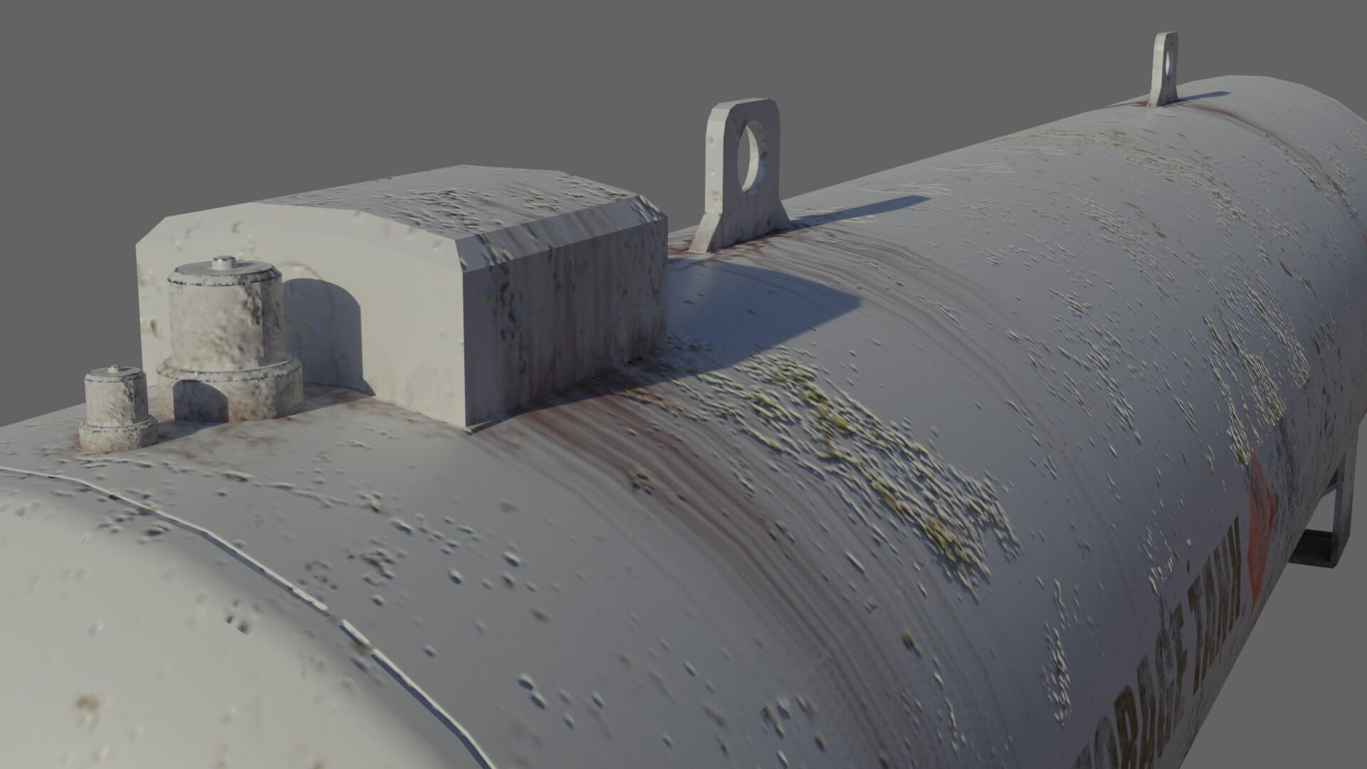 Industrial LPG Storage Tank - Free 3D Model by MagicCGIStudios