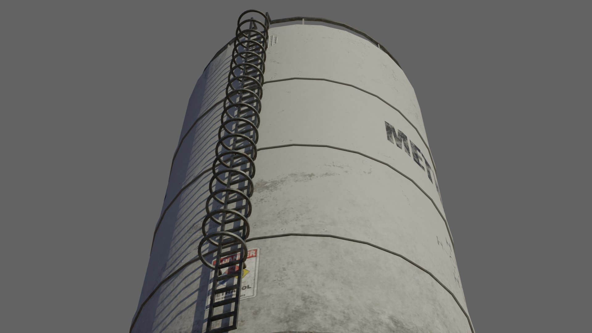 Industrial Methanol Storage Tank - Free 3D Model by MagicCGIStudios