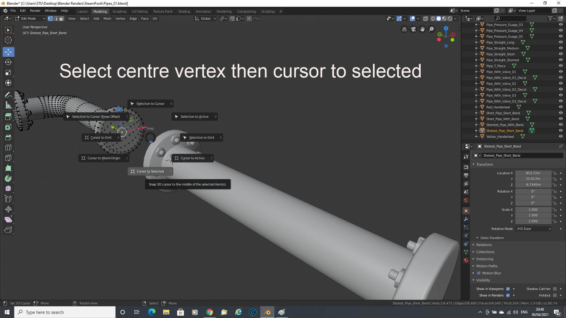Industrial Pipes Asset Pack - Free 3D Model by MagicCGIStudios