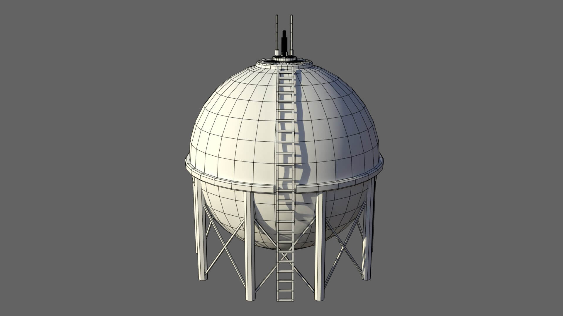 Industrial Storage Tank Asset Pack - Free 3D Model by MagicCGIStudios
